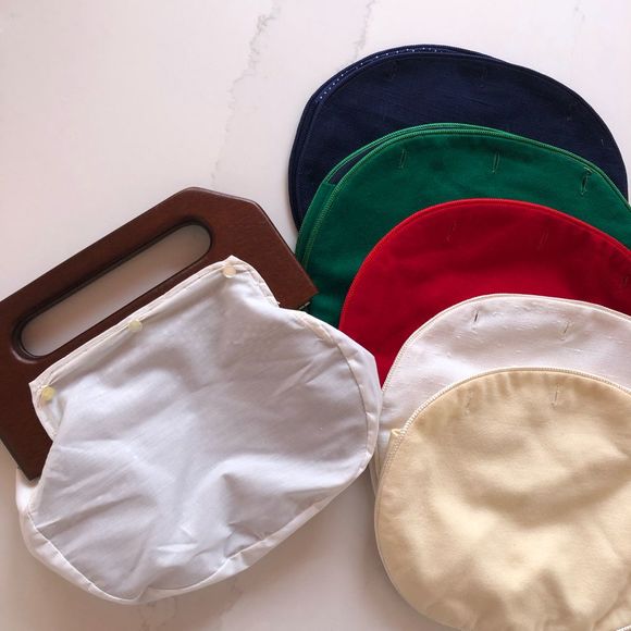 Vintage | Bags | Vintage 5s Bermuda Bag Wooden Handle With 5 Removable ...